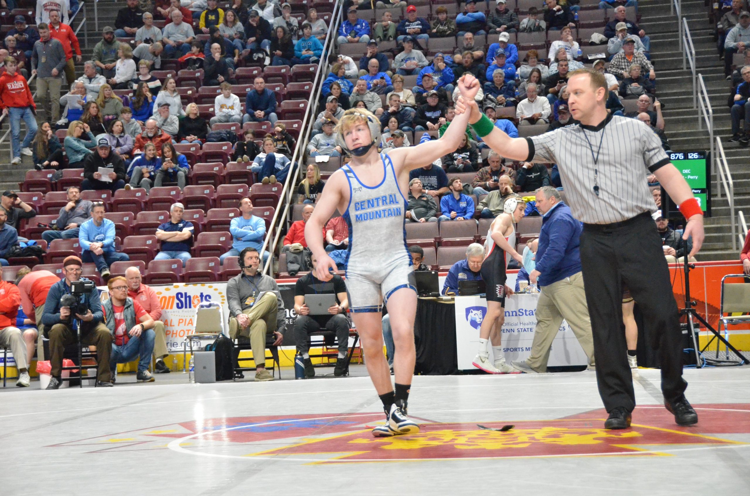 Central Mountain’s Dalton Perry reaches state finals in wrestling ...